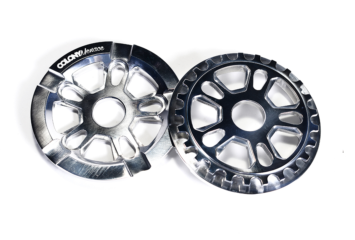 BMX Sprocket Colony Menace Guard Black or Polished