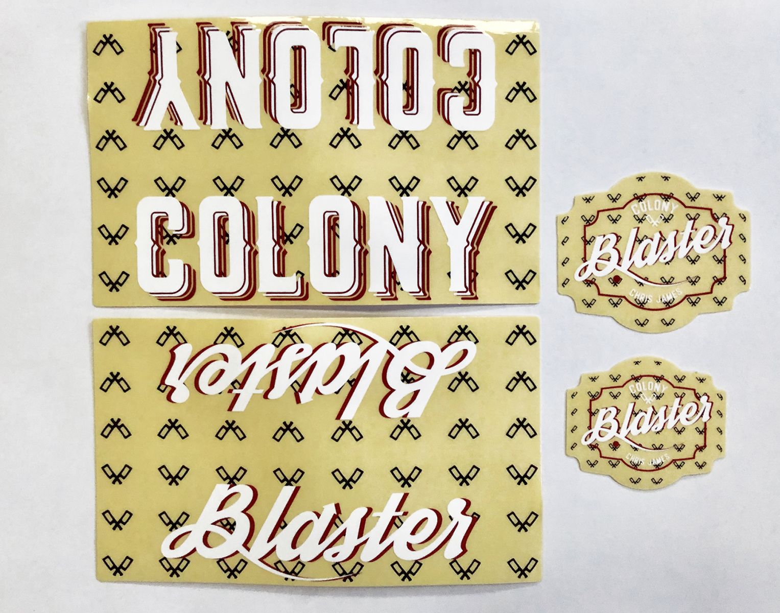 Colony BMX Frame Stickers Now Available